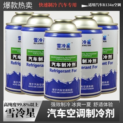 汽车空调冷媒R134a制冷剂车用空调加氟雪种降温剂补漏环保氟利昂