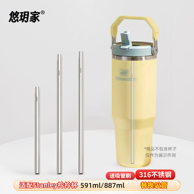 316不锈钢吸管拎拎杯替换吸管