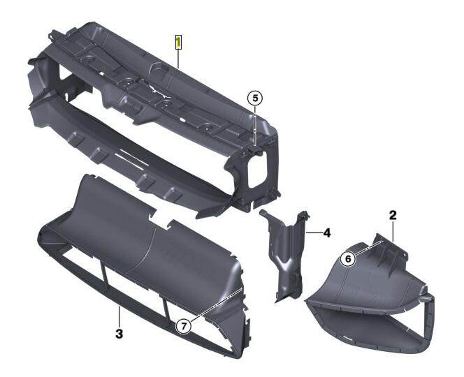 BMW宝马原厂M3M4水箱用空气导管F80 F82跑车储水罐空气导管_虎窝淘