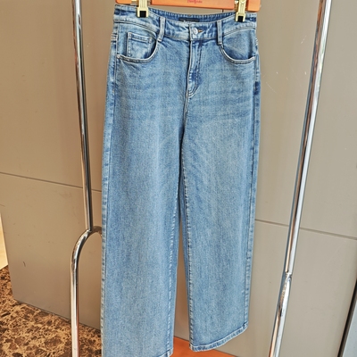 比音勒芬女士宽松阔腿牛仔裤