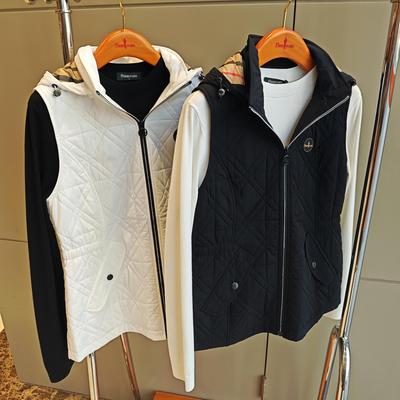 比音勒芬专柜正品女秋冬装棉马甲背心收腰显瘦坎肩外套863220351