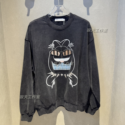 Fun潮牌2024秋季国内专柜正品代购休闲字母印花宽松卫衣FGU25702B