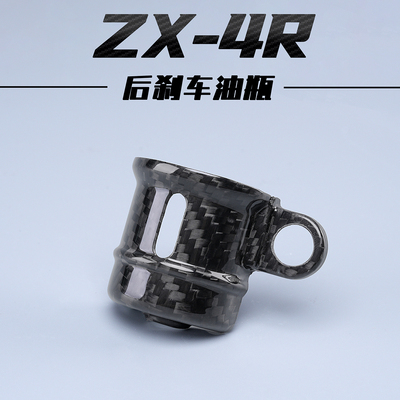 R改装碳纤维后碟刹车泵油壶罩