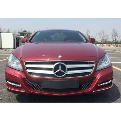 适用进口奔驰CLS级原车前车牌托CLS300后牌照板转换支架框底座350