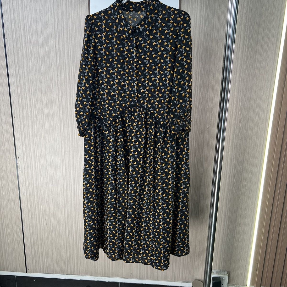 9720品牌撤柜南油货夏季新款碎花连衣裙女宽松版过膝长裙