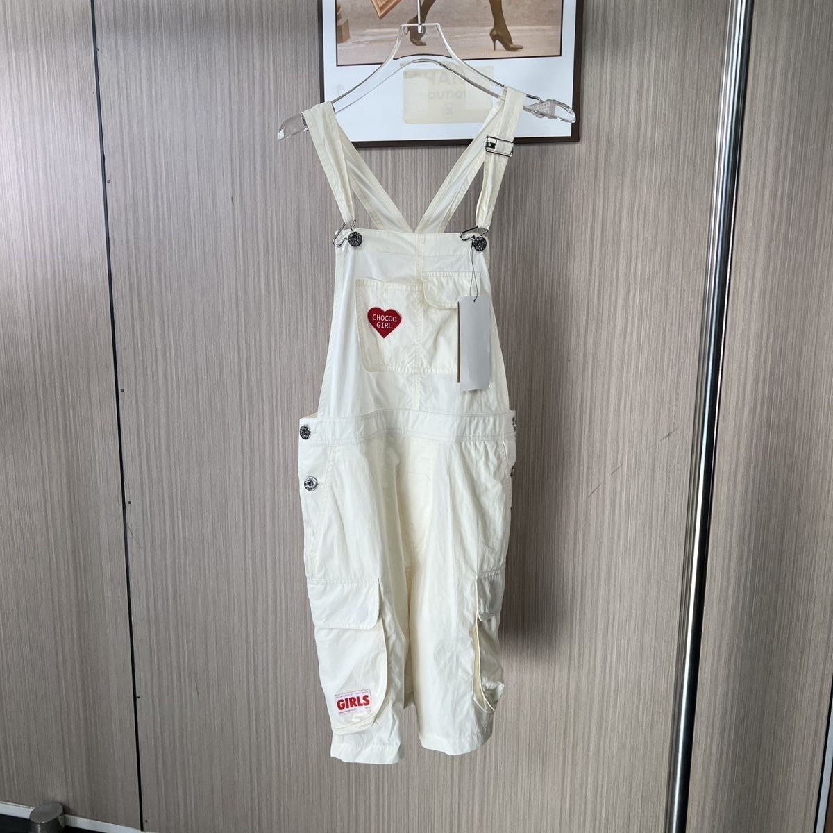 5590品牌撤柜T牌复古背带裤设计直筒休闲宽松