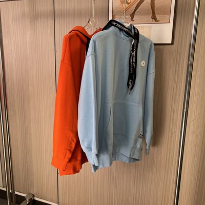3860品牌撤柜T牌潮牌女装加绒连帽卫衣宽松版上衣