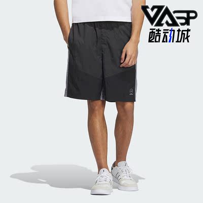 阿迪达斯男子梭织运动健身短裤