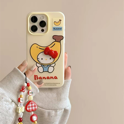 可爱香蕉猫咪适用IQOO15/Z9TURBO+手机壳IQOO neo11简约磨砂Z9二合一NEO8/Z3卡通U5防摔7硅胶6SE软壳10PRO女