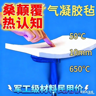 气凝胶设备保温隔热毡