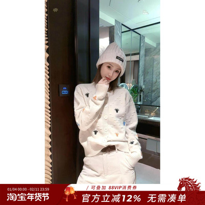 熙薇【倾心礼遇】2025秋季新款时尚休闲气质毛衣开衫H5675