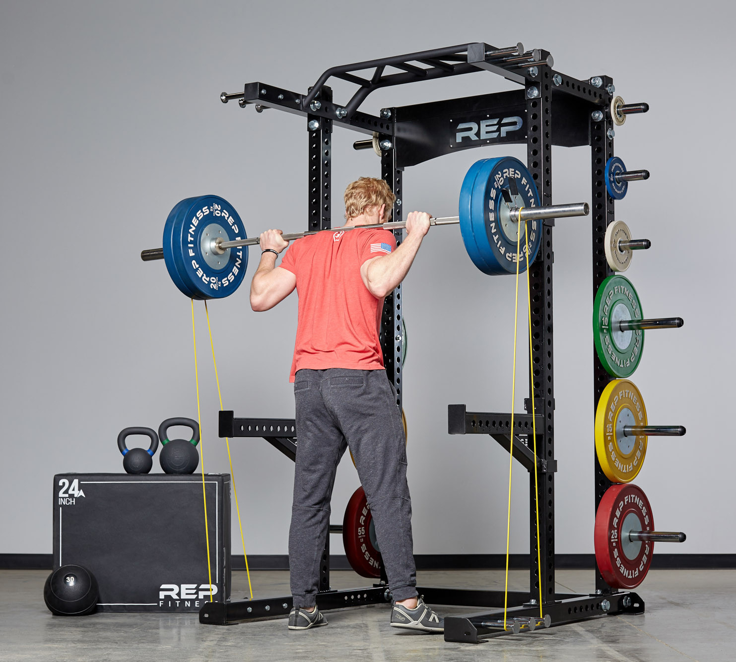 REP HR5000商业开放架壁厚3MM 75*75MM承重680KG重215KG_虎窝淘