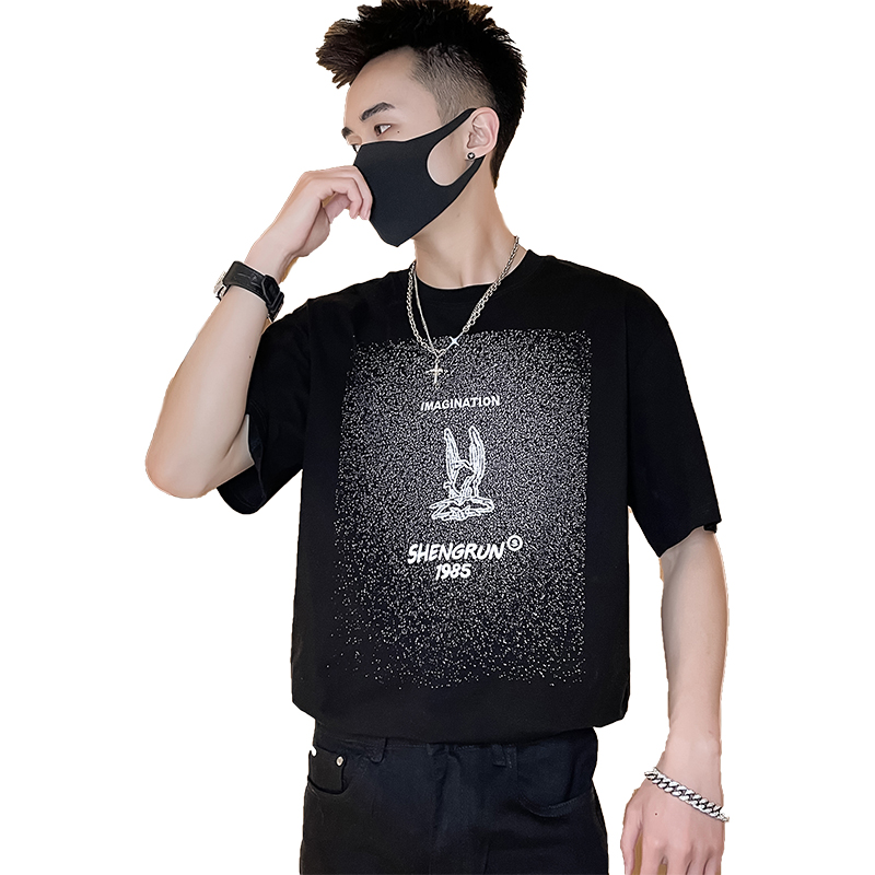 2023轻熟直播刺绣兔子短袖T恤男修身1C301-T5035-特P48限68_电商C301C301T5035 - 杭州女装网