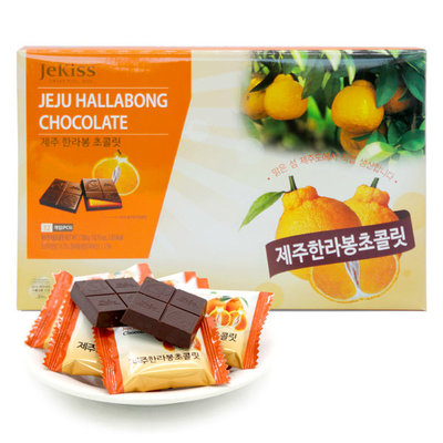 韩国jekiss丑橘夹心巧克力一盒