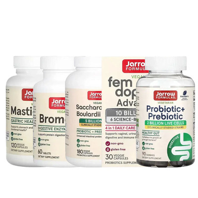 Jarrow Formulas液体婴幼儿Baby益生菌β-葡聚布拉迪酵母甘露寡糖