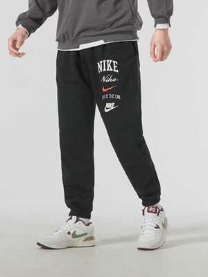 男子nike春季休闲针织长裤宽松