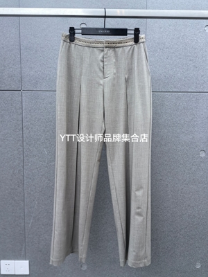 顺丰包邮 UNCODED/2026夏季新款卡其色休闲裤女宽松显瘦阔腿裤