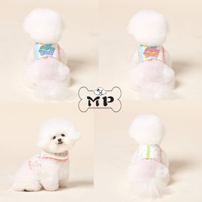 韩代宠物斜纹棉灯芯绒双面胸背