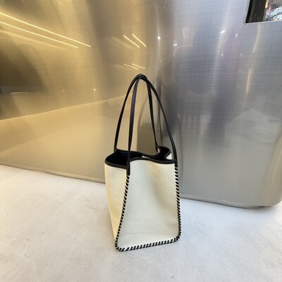 包包女2026新款网红撞色复古大容量托特包高级感单肩通勤包子母包