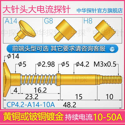 CP4.2-A14-10A大针头大电流探