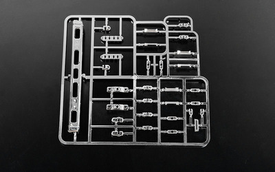 RC4WD模型攀爬越野Mojave II TF2车壳镀铬保险杠门把手 (Z-B0076)