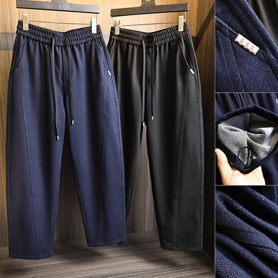 弯刀阔腿裤！调性高级感！休闲裤