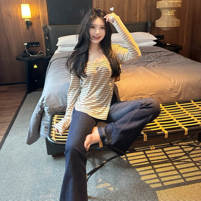 MISSCHANGE天丝羊毛长袖T