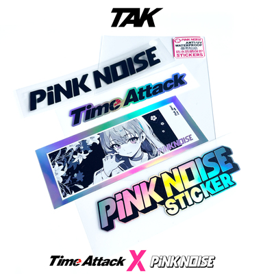 PNS镭射动漫少女贴纸timeattack