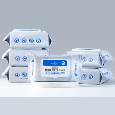 One's Member零添加湿厕纸80片*4包家庭无杀菌剂植萃配方湿纸巾