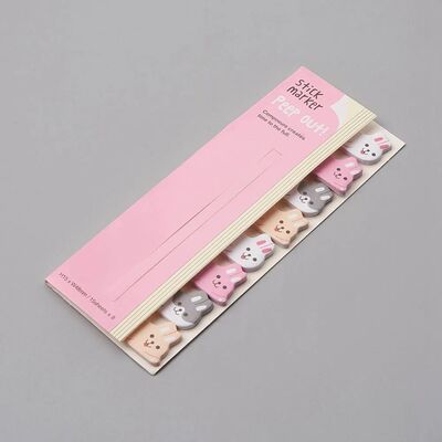 10pcs Cute Animal Memo Pad Sticky Notes Sticker Index Tabs