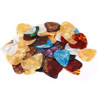30Pcs Guitar Picks Acoustic Electric Plectrums Celluloid