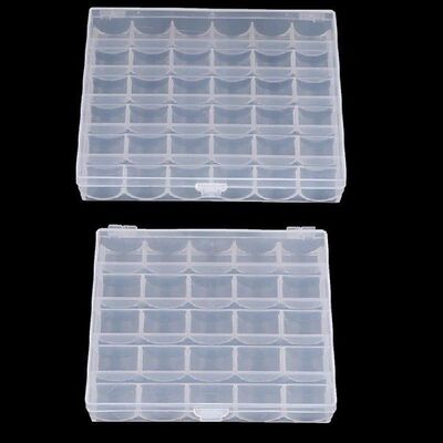 25/36 Spools Bobbins Sewing Machine Empty Bobbin Case