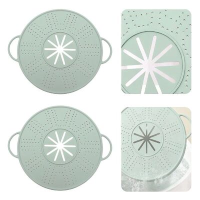 11inch Silicone Splatter Screen Dishwasher Safe Foldable