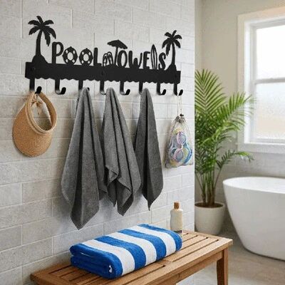 Multi-functions Metal Wall Hook Key Rack Decoration