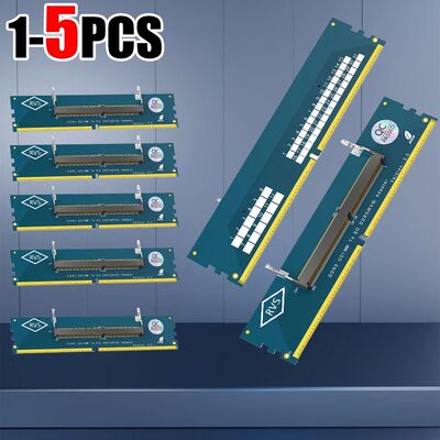 1-5PCS Laptop SO DDR5 RAM To Desktop DDR5 U-DIMM Adapter