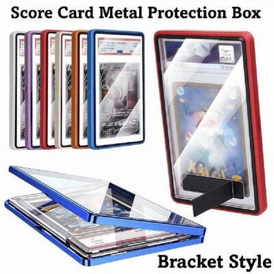 2-in-1 PSA/CGC Graded Card Protective Box with Stand