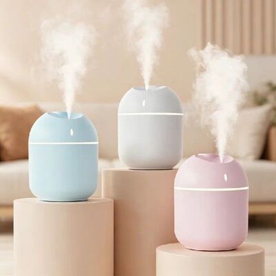 270ML Cool Mist Air Humidifier & Aroma Diffuser with LED