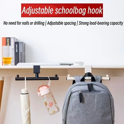 1Pc Desk Mount Hook Strong Load-bearing Backpack Hanger