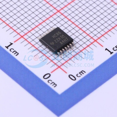 逻辑门 SN74HC86PW TSSOP-14 TI/德州 电子元器件配套 原装正品