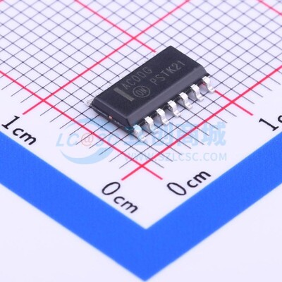逻辑门 MC74AC00DR2G SOIC-14 onsemi(安森美) 电子元件原装正品