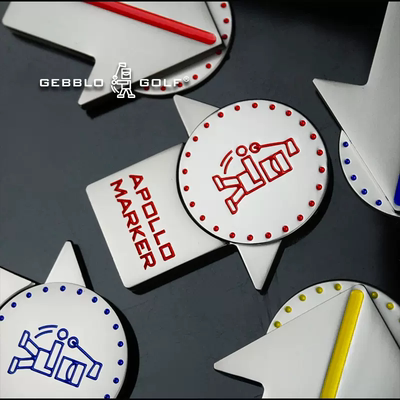 新款GEBBLO高尔夫方向指引MARKER 减少三推马克 提高果岭上的成绩