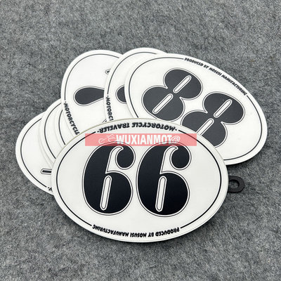 适用于本田小猴子Monkey/Dax ST125复古改装号码牌装饰板减震挂牌