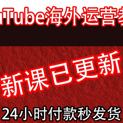 跨境电商YTB海外运营线上实战教程实操视频中英文课程短视频教学