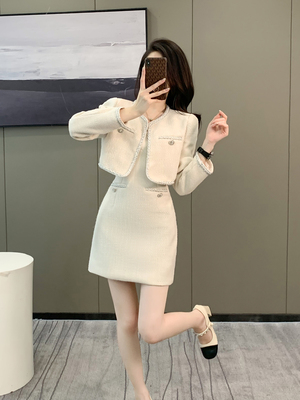 其他涤纶2023年秋季花边两件套