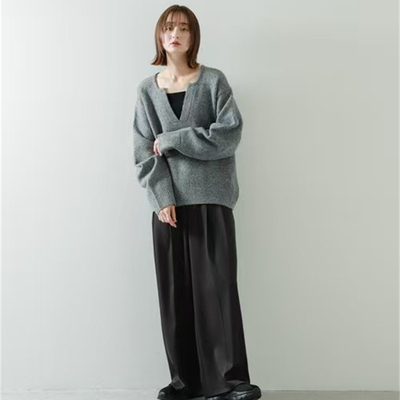 FD2-2V领宽松毛衣