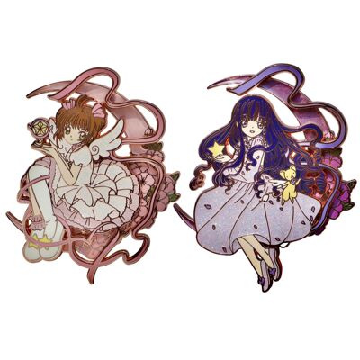 魔卡少女樱知世夜光双层胸针