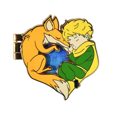 动漫周边小王子金属徽章小王子与狐狸书包装饰胸针pins
