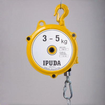 IPUDA弹簧平衡器EW1-3-5kg塔式自锁平衡吊弹力起重器拉力器加长绳