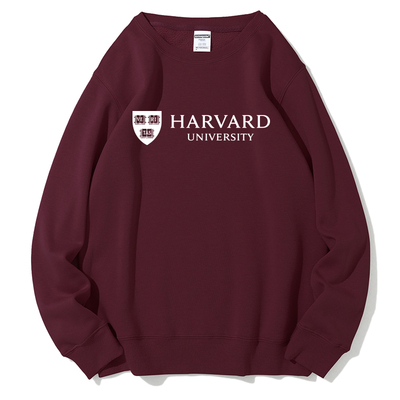 新品哈佛大学圆领卫衣