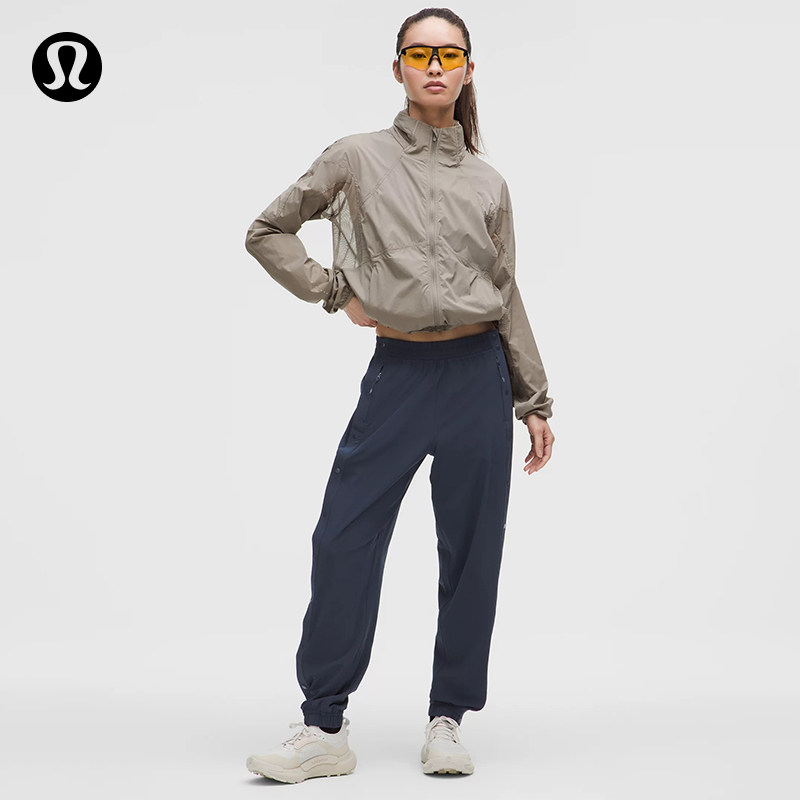 Tearaway 女士中腰双侧排扣运动裤 速干芯吸丨lululemon丨LW5GO4A